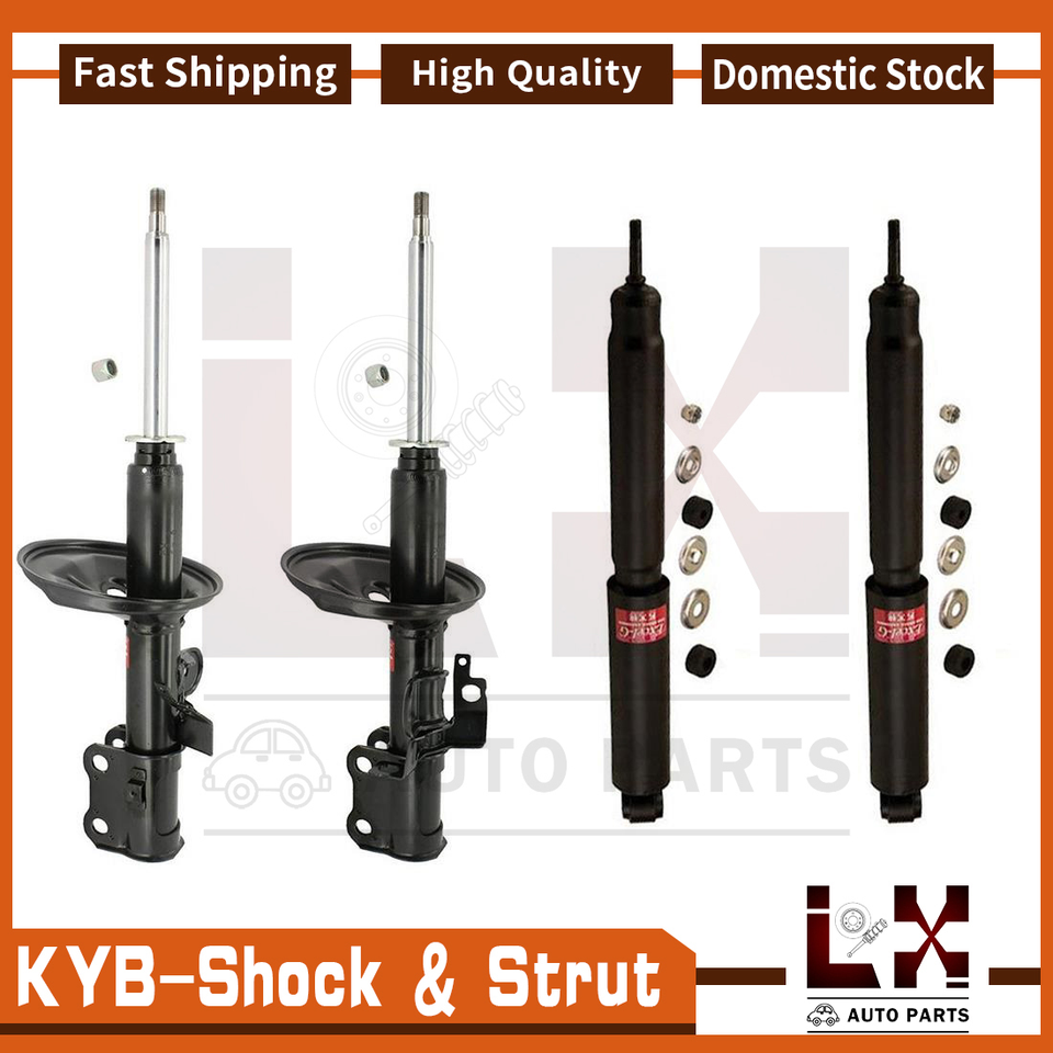 KYB 4PCS STRUTS SHOCKS For TOYOTA PREVIA 91 92 93 94-1997 235039 235040 ...