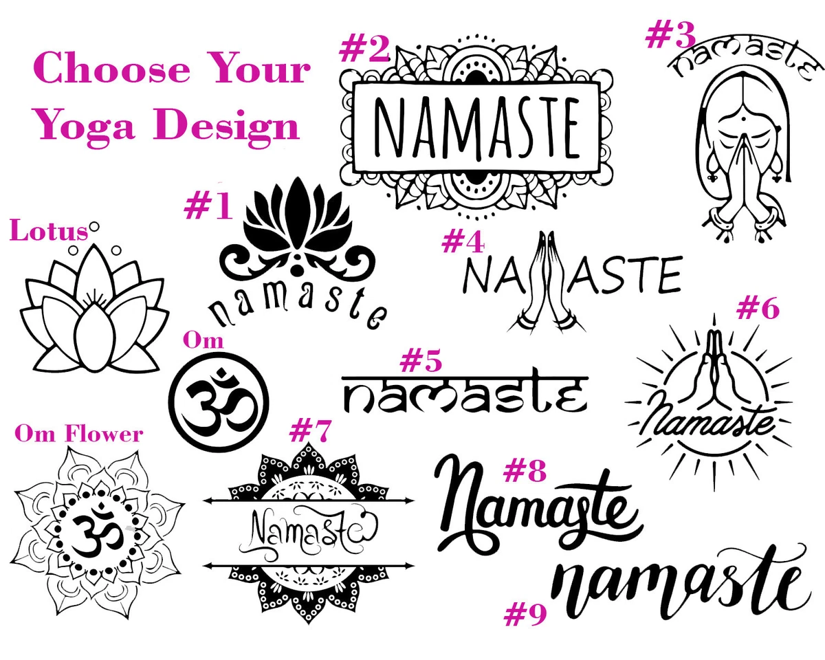 Namaste Tattoo Designs