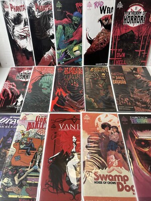 Black Caravan Lot Of 15 Horror Comics We Don’t Kill Sliders Rad Wraith ...