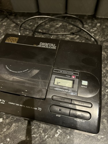 Vintage 1988 Crown CD-70 Digital Audio Sound Compact Disc / CD Player ...
