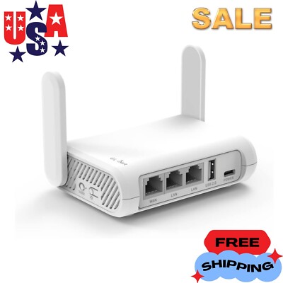 Gl.inet Gl-sft1200 (Opal) Secure Travel Wifi Router – Ac1200 Dual Band ...