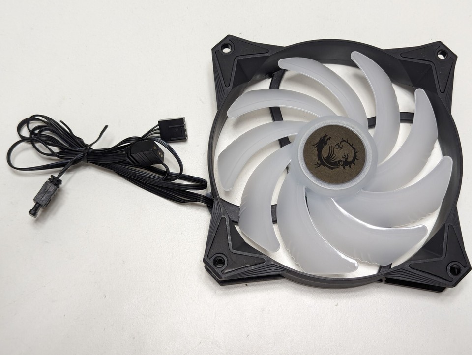 MSI MAG CORELIQUID 240R 360R RGB Desktop Fan 120MM 12V 0.35A APA1225M12 ...
