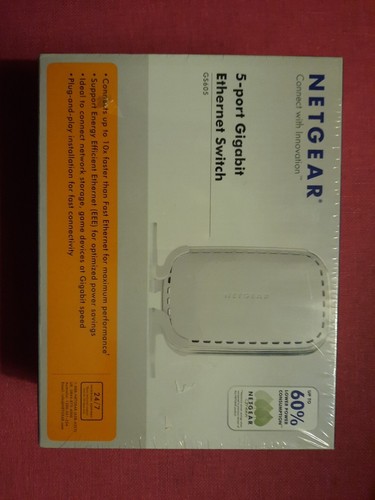 NETGEAR 5-Port Gigabit Ethernet Switch (GS605NA) - New (2019) - Sealed ...