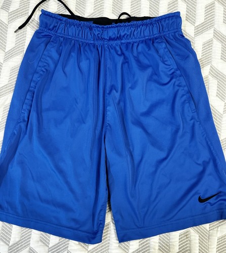 Men's Nike Dri Fit Royal Blue Basketball Shorts Size Small Draw String ...