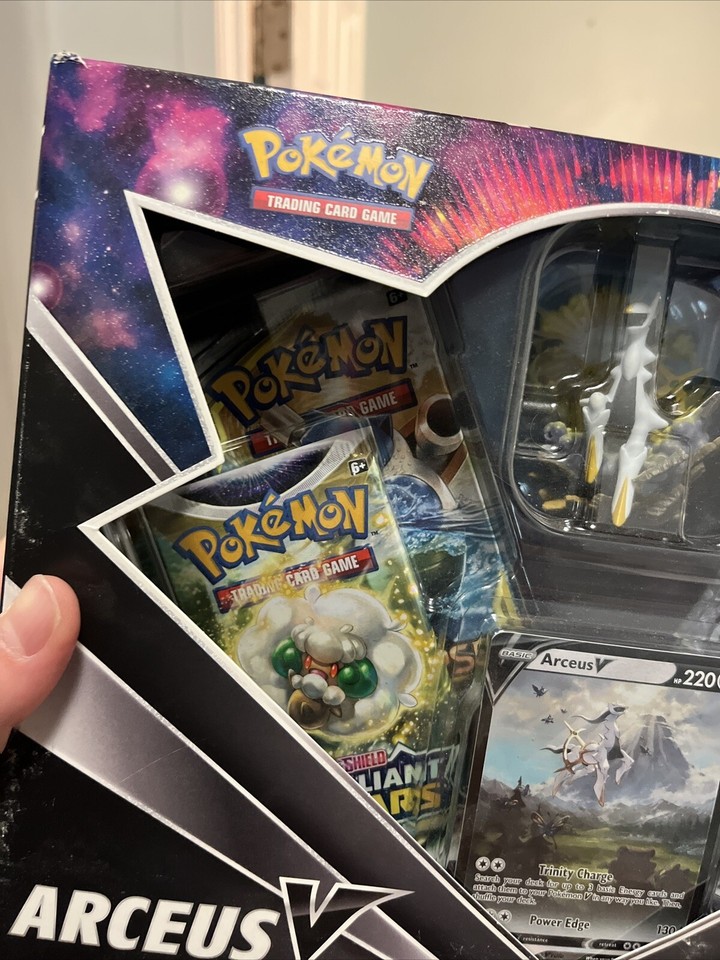 Pokemon TCG Arceus V Figure Collection Box Factory Sealed Brilliant ...