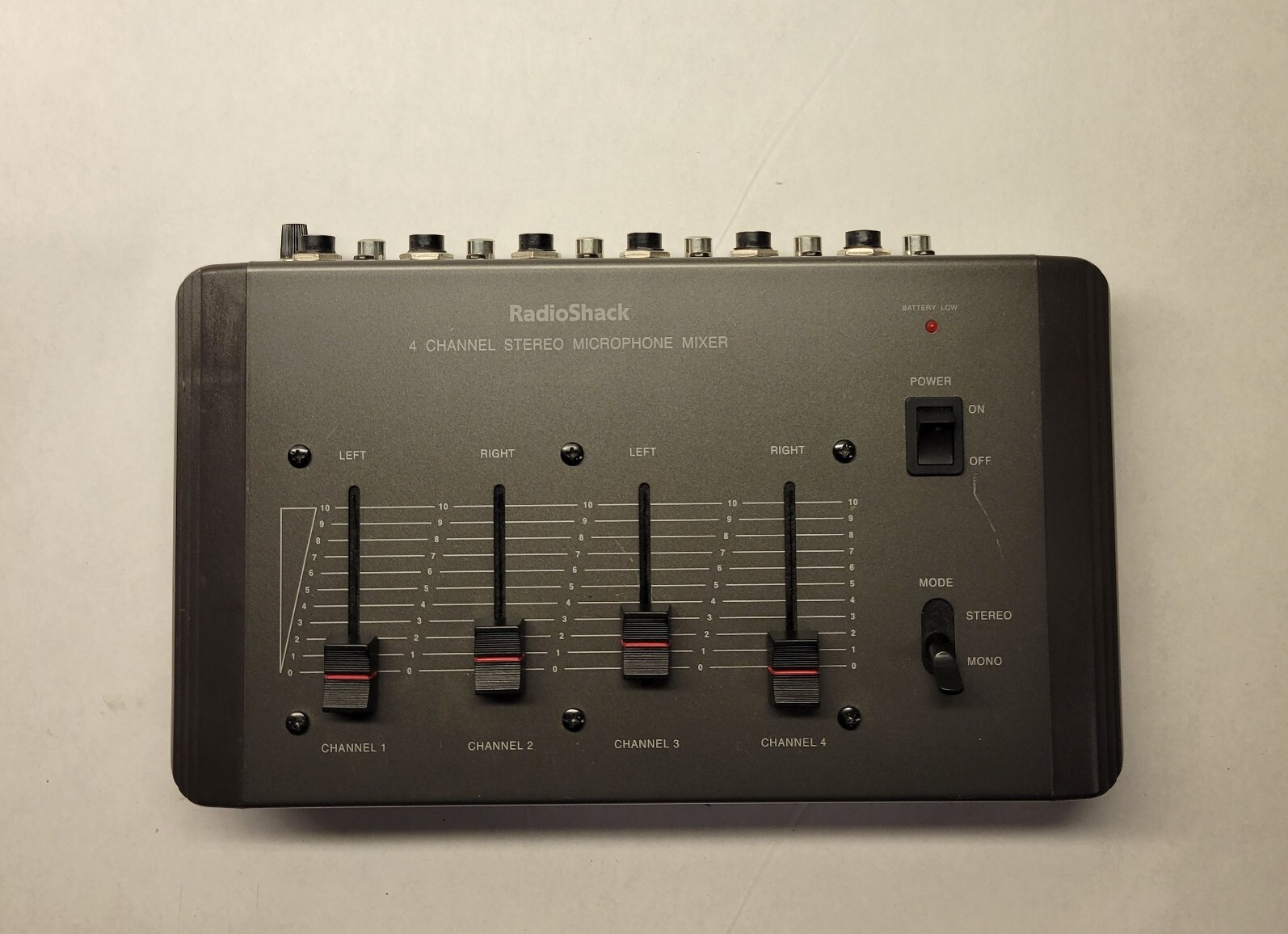 Vintage Radio Shack 4 channel Stereo Microphone Mixer 32-1106 Not ...