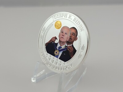 Joseph R Biden Medal of Freedom Silver Tone Coin | eBay