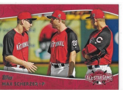 2015 Topps Update Baseball All Star Access Max Scherzer Nationals | eBay