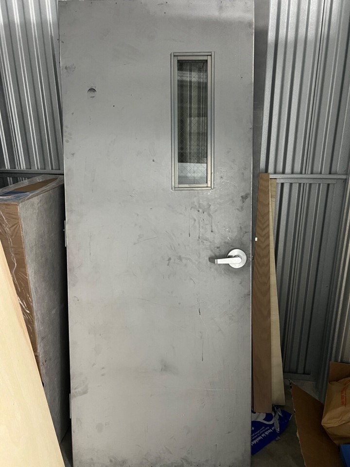 fireproof doors with reinforced heat glass for restaurant safety! | eBay
