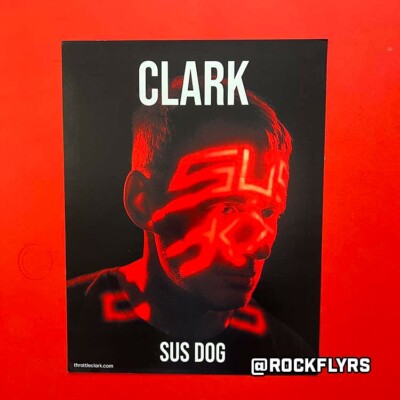 CLARK "SUS DOG" Original 11x17 Record store promo poster | eBay