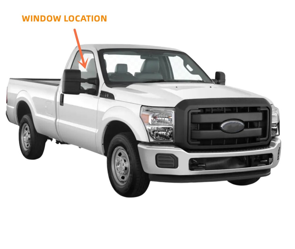 Right Front Door Window Glass For Ford Excursion F250 F350 F450 F550 ...