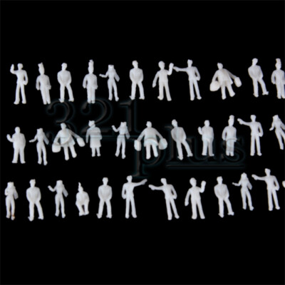100 pcs. Z Scale People 1:220 Scale Plastic Figures Plastic Z Gauge ...