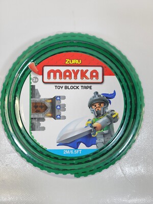 Zuru Mayka Toy Block Tape For LEGO & Building Blocks 2M 6.5 Ft Green | eBay