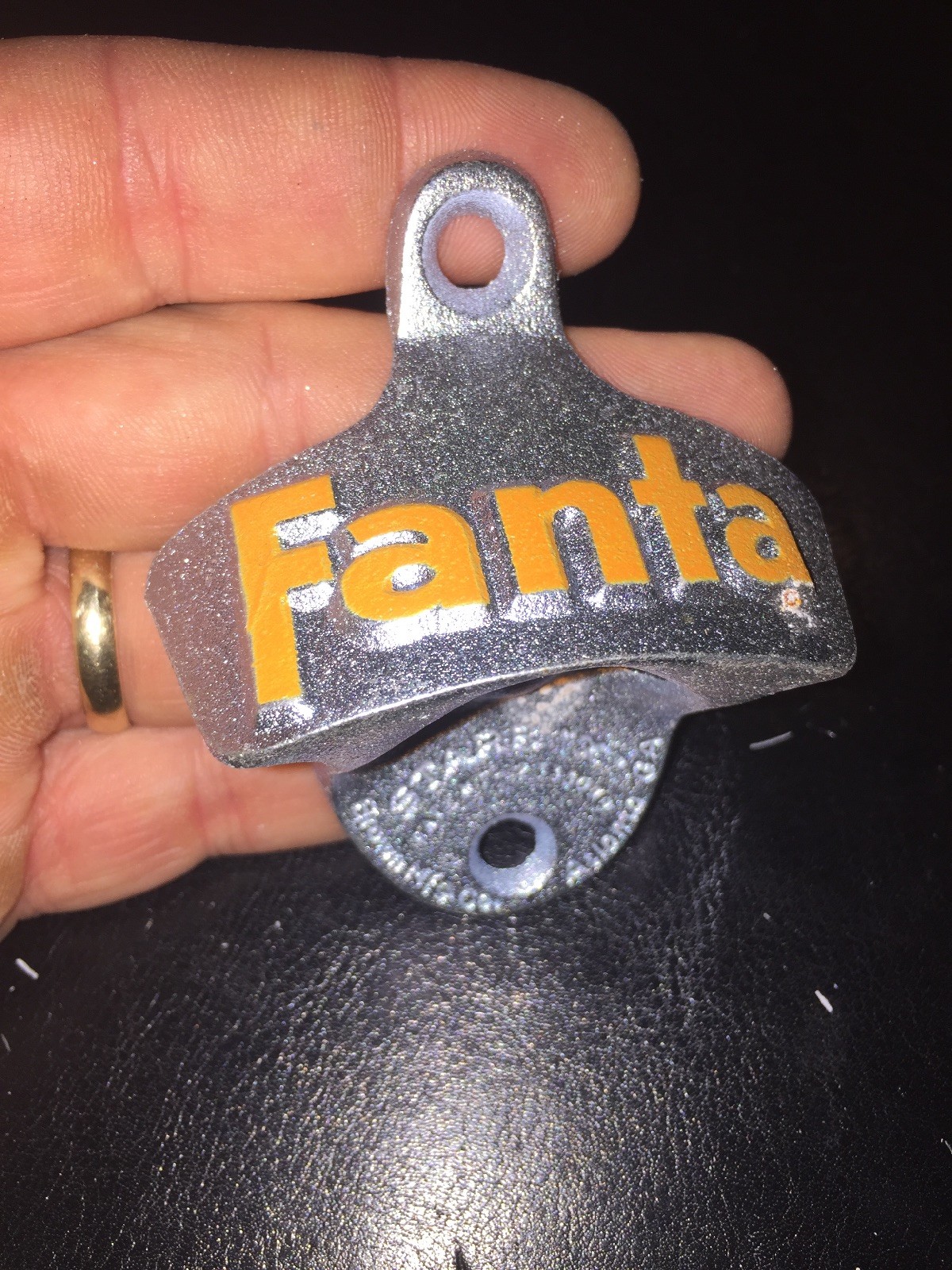Fanta Bottle Opener Solid Metal Patina Mexican Soda Collector Cerveza ...