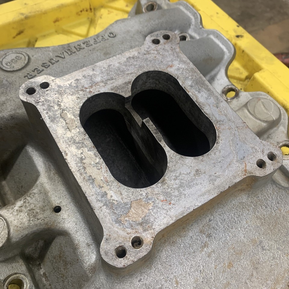 Offenhauser 5768 Olds 400-455 360* Intake, Dual Plane, 4150 Flange, 0 ...