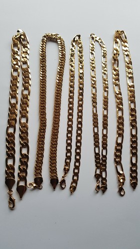 Stylish lexus men Artificial Long yellow heavy gold solid Chain Choker ...