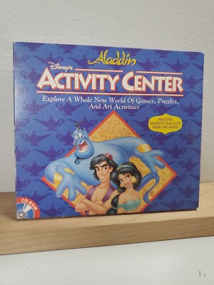 Disney's Aladdin Activity Center PC/Mac CD-ROM 1994 for Win 95/3.1 ...