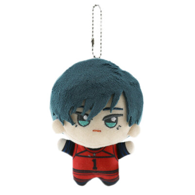 BLUE LOCK Rin Itoshi keychain Game Baby Butch Plush Bag Doll Stuffed ...