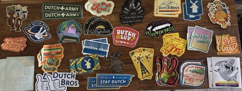 Dutch Bros 27 Sticker Bundle X2 (2 Each Of All Stickers In Photo = 54 ...