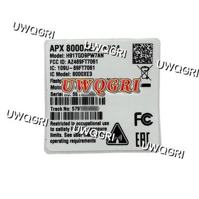Label Sticker for Motorola APX8000XE3 Radio Speaker Grille Aluminum ...