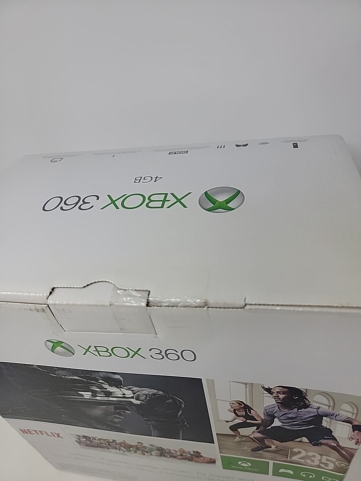 Microsoft Xbox 360 E MODEL 4GB Black Console BRAND NEW SEALED PEGGLE BUNDLE | eBay
