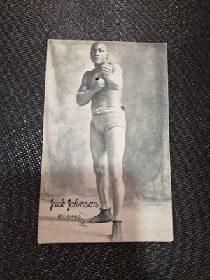 1921 Jack Johnson RPPC Postcard Antique Vintage Chicago Boxing ...