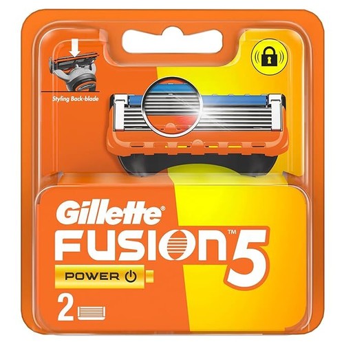 Gillette Fusion 5 Power Razor for Men | Pack of 1 Razor | With 2 ...