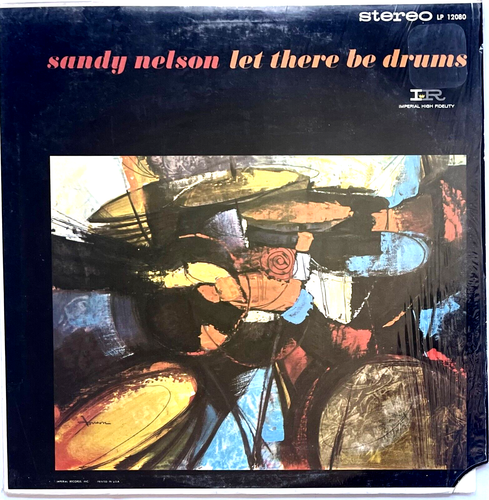 SANDY NELSON "LET THERE BE DRUMS" IMPERIAL RECORDS VINYL PROMO LP ...