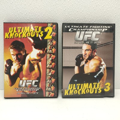 LOT OF 2 Ultimate Fighting Championship (UFC) Knockouts #2 & #3 DVD | eBay