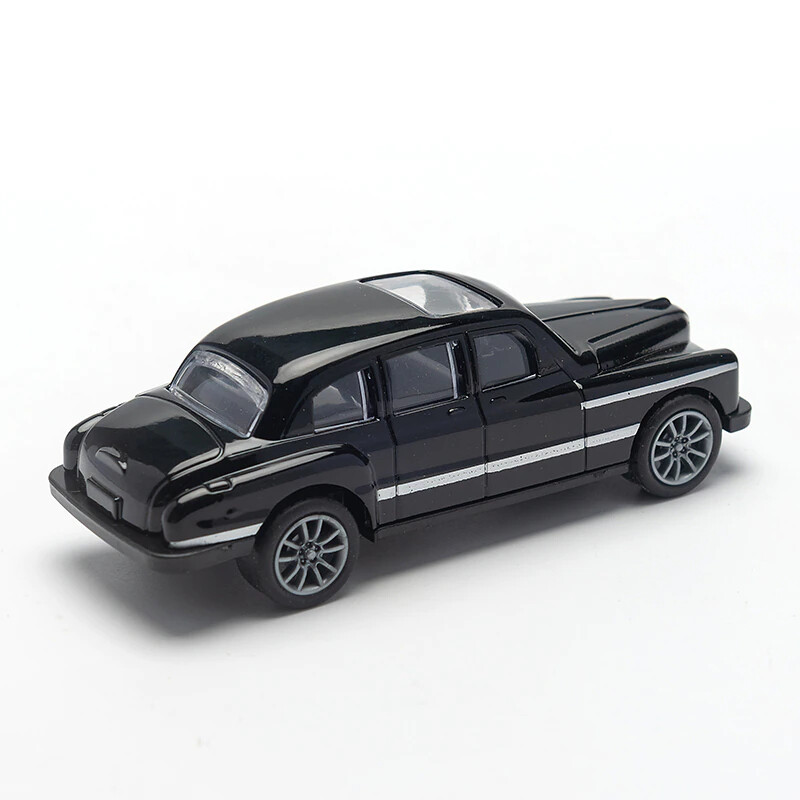Alloy Vintage Car Model Diecast Car Classic Black Car Model Gift ...