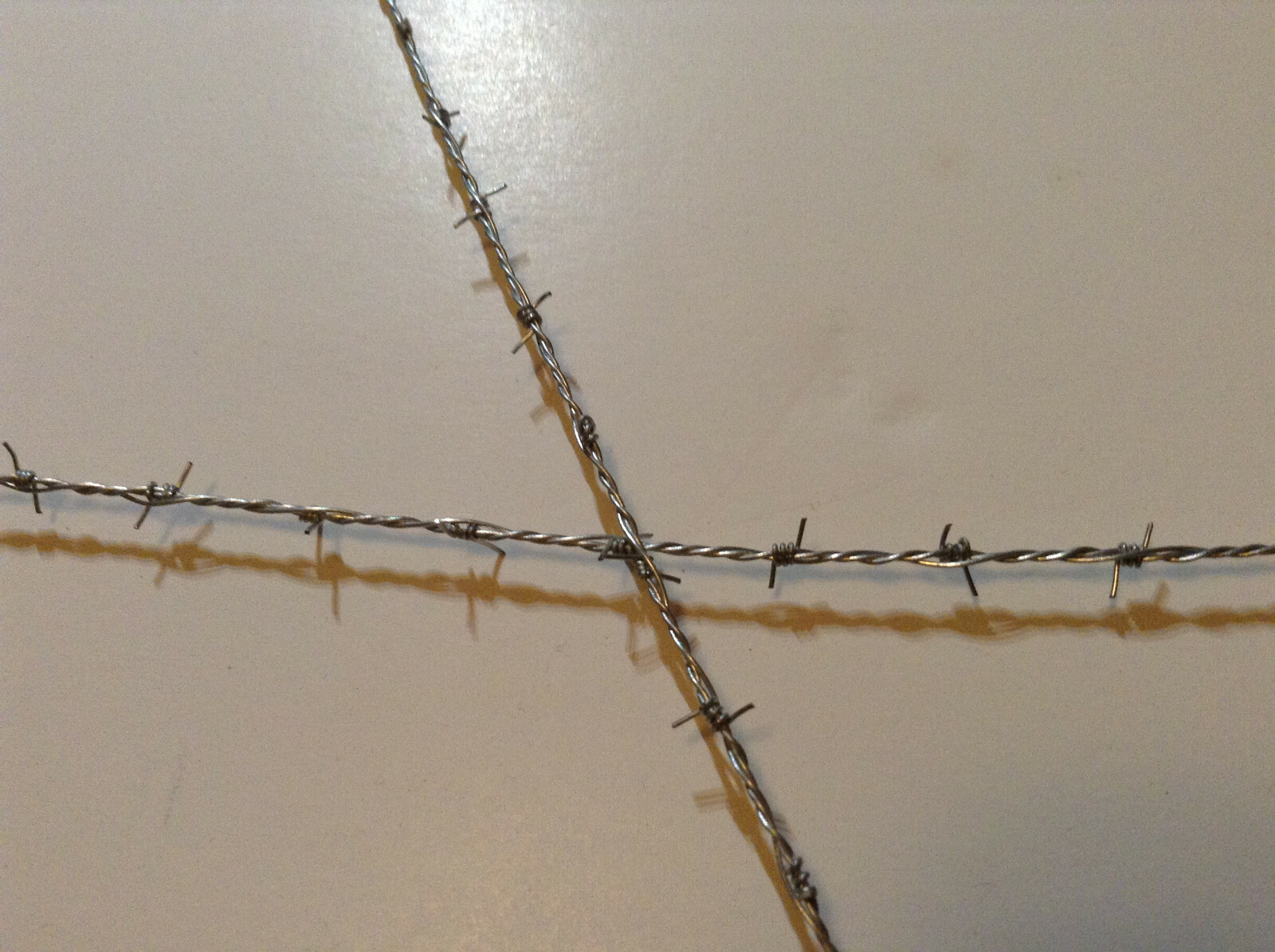 12" Miniature Barbed Wire For All Scales Artisan Dollhouse Train War ...