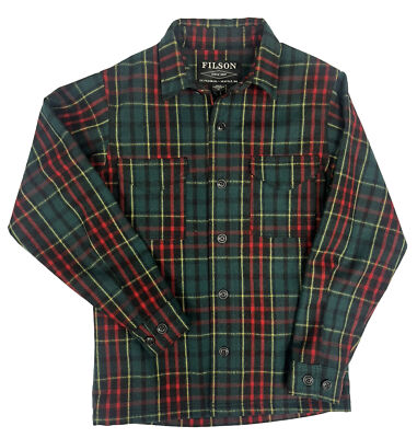 Filson Jac Shirt - XS - 20204444 Jacket Shirt Wool CC Black Gold Red ...