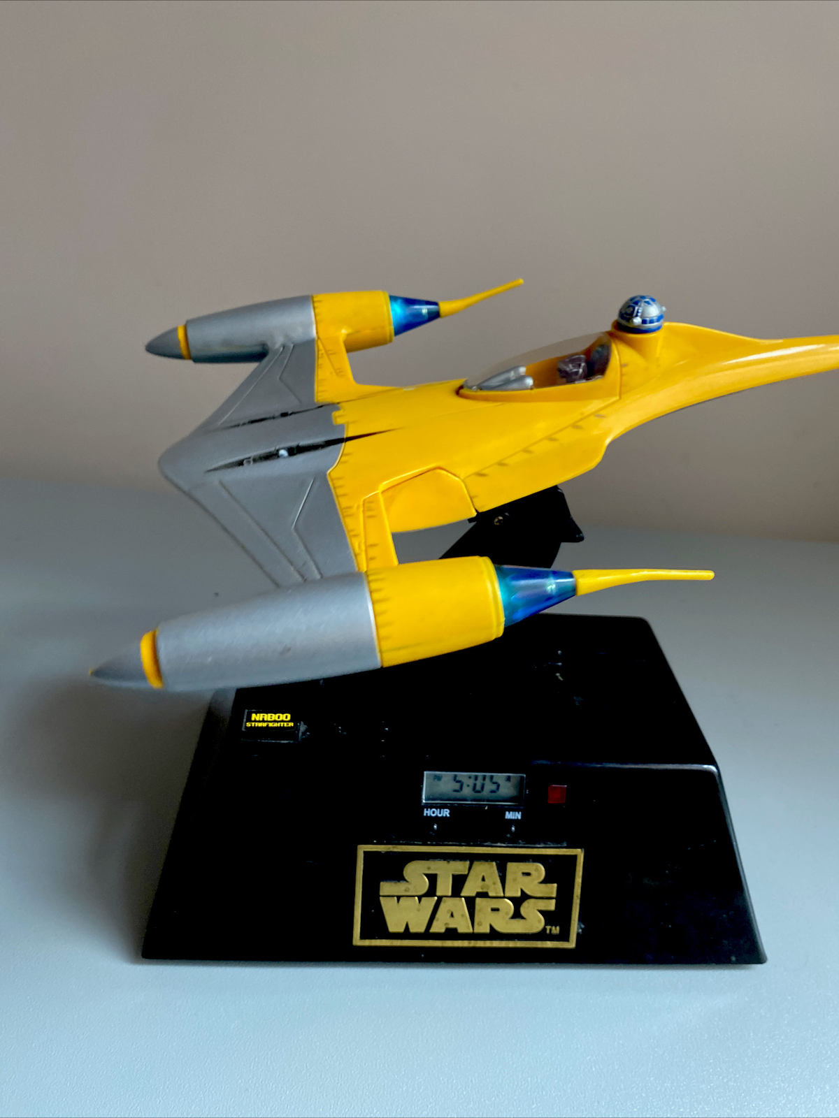 Star Wars Episode 1 Naboo Star Fighter Wake-Up System Alarm 1999 Lucas ...
