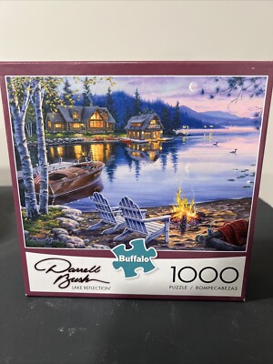 Buffalo Darrell Bush "Lake Reflection" 1000 Piece Puzzle Ages 14+ | eBay
