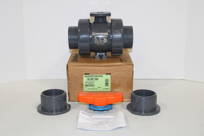 2" HAYWARD TBH1200ASTE0000 PVC TRUE UNION BALL VALVE SOC/THD EPDM SEATS ...