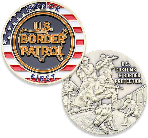 BORDER PATROL CUSTOMS AND BORDER PROTECTION 1.75" CHALLENGE COIN | eBay