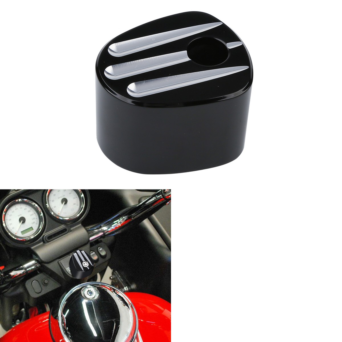 Harley Ignition Cover Ignition: Ignition Cover Cnc Aluminium Silver
