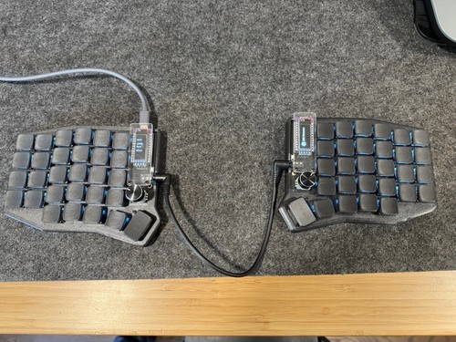 Sofle Choc Ergonomic Split Keyboard, 3d Printed W Keycaps, Red Choc V1 ...
