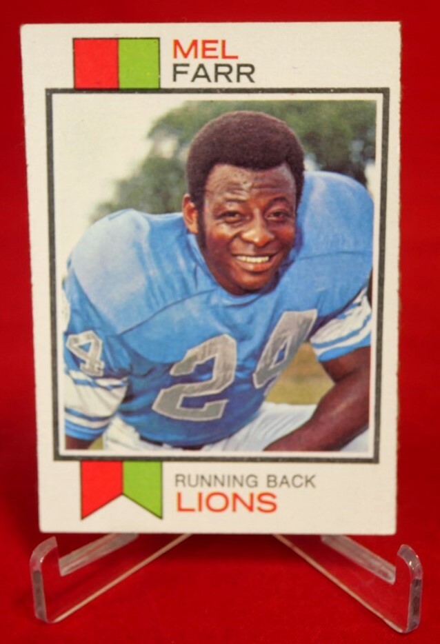 Mel Farr TOPPS Football Card 1973 #519 NFL EX-NM | eBay