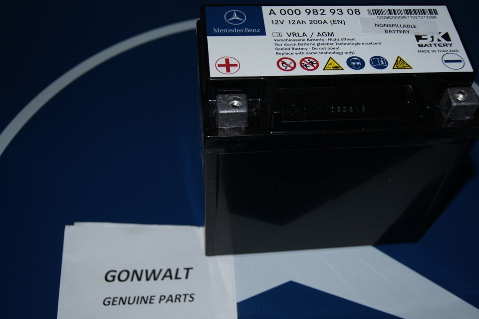 Mercedes Benz Genuine Starter Auxiliary Battery ML class 2015 ...