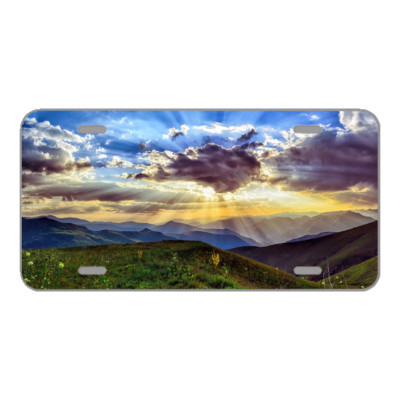 Custom Novelty License Plate With Amazing Sunny Cloud View Add Text | eBay