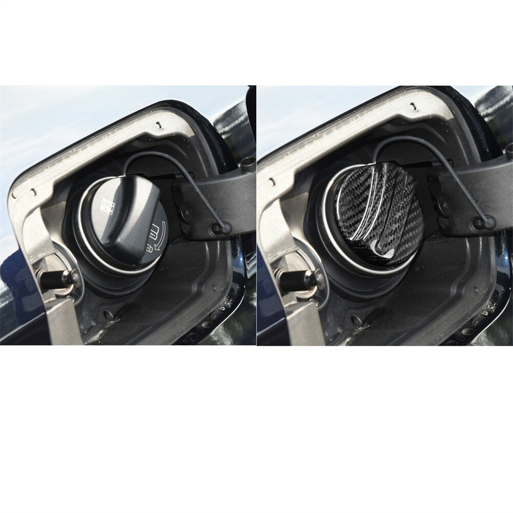 Dry Carbon Fiber Car Fuel Tank Oil Gas Cap Cover For BMW E90 E92 F30 ...
