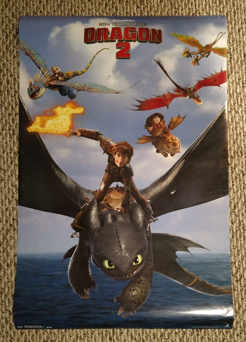 How To Train Your Dragon 2 Toothless And Hiccup Poster