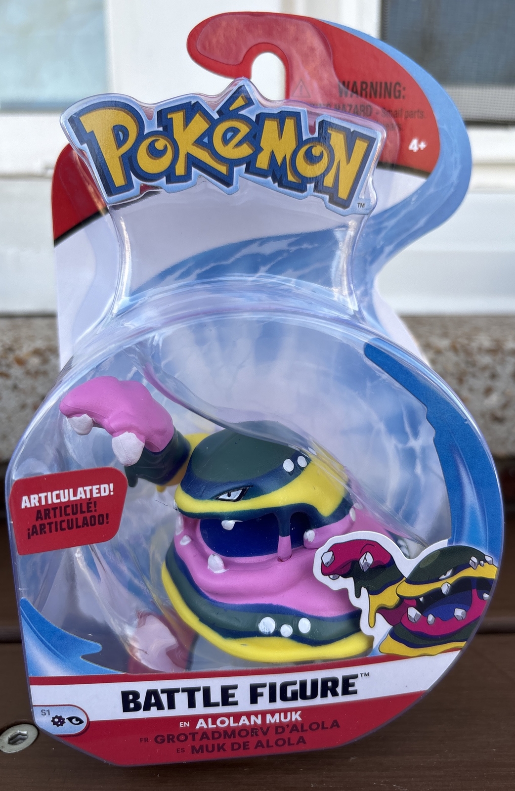 Pokemon 3 Inch Alolan Muk Articulated Battle Action Figure ages 4+ NEW ...