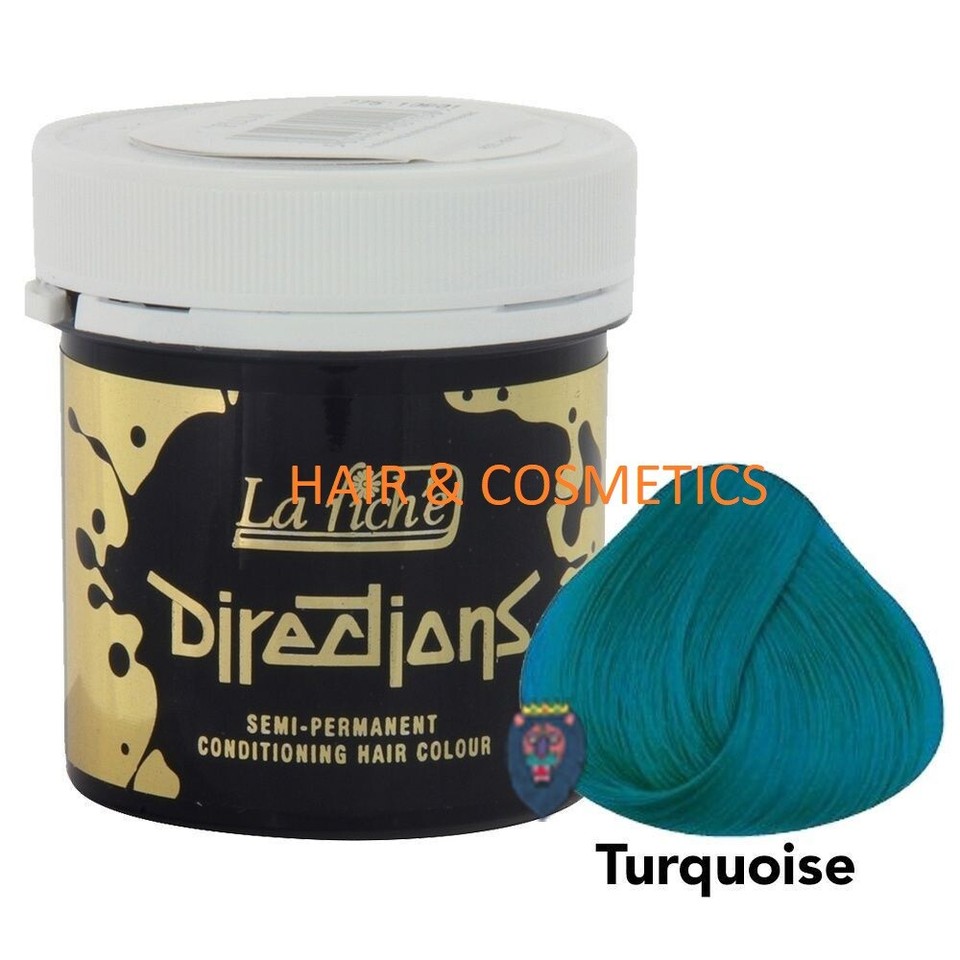 2 X LA RICHE DIRECTIONS SEMI-PERMANENT HAIR COLOUR DYE-88ml-2 POTS-Fast ...