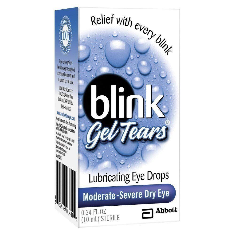 Blink Gel Tears Eye Drops - 93287 (34 Oz) for sale online | eBay