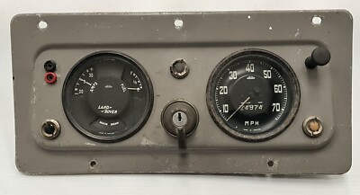 Land Rover Vintage Dash panel 1954 to 1958 | eBay UK