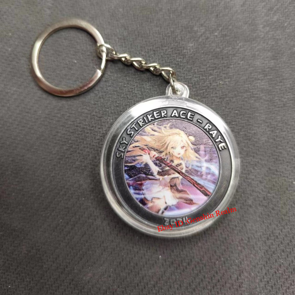 Anime Yu-Gi-Oh! Girl Theme Metal Coin Keychain Decor Backpack Pendant ...