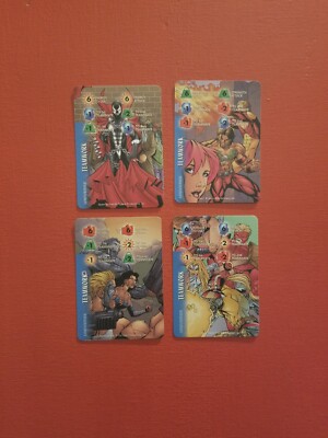 FLEER IMAGE OVERPOWER - TEAMWORK GAMING CARD LOT OF 4 | eBay