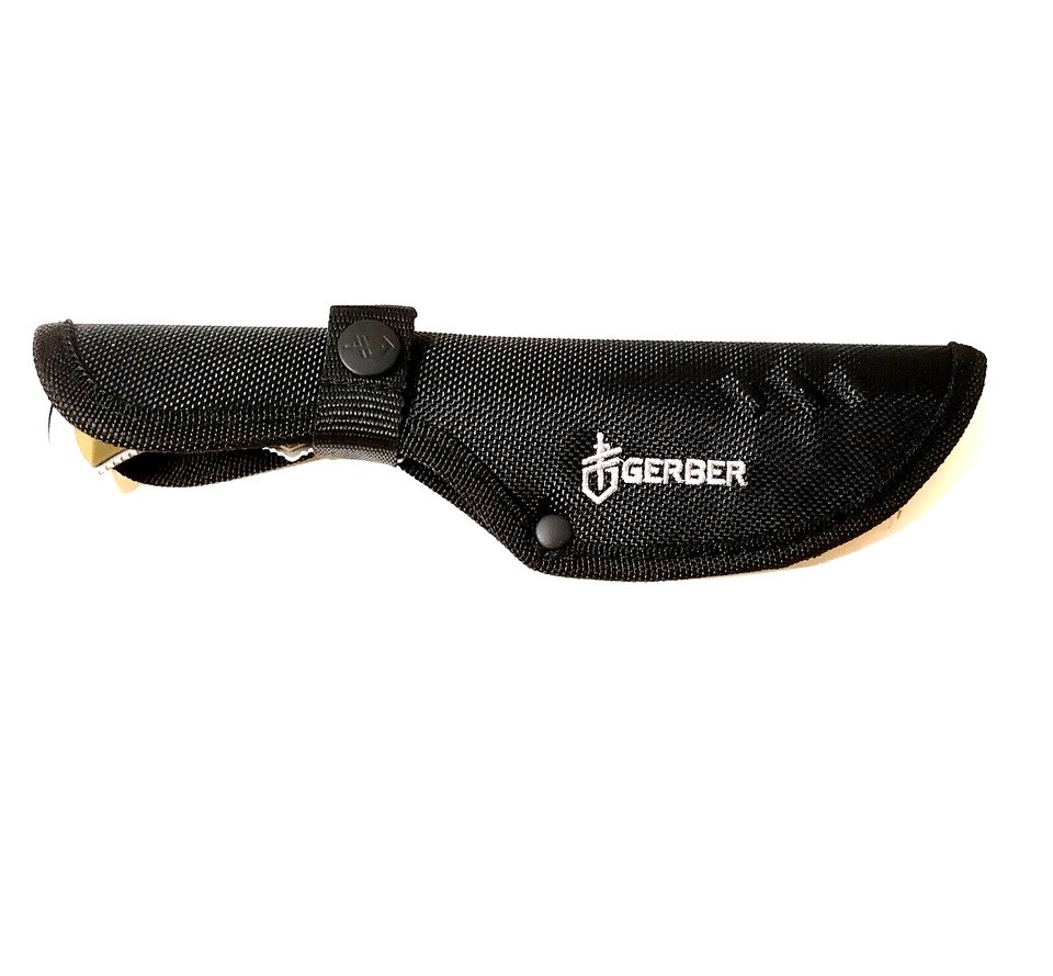 Gerber Freeman Guide Drop Point Fixed Blade Knife PLAIN EDGE W/ NYLON ...
